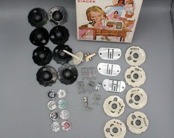 Sewing & Fiber Leatherworking Vintage singer accessories singer model ...