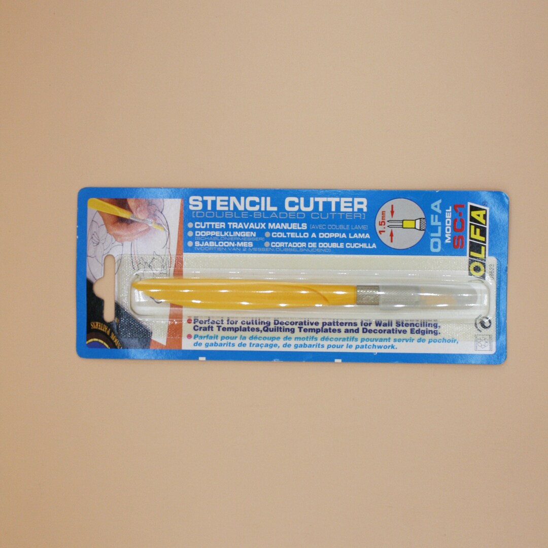 Stencil Cutter, Double Bladed, Olfa Model SC-1, Perfect for Cutting ...