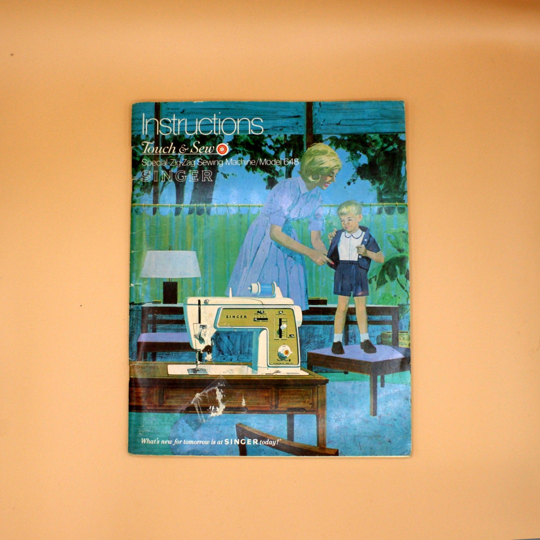 Vintage Singer 648 Instructions for Model 648 Touch & Sew Special Zig ...