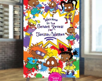 Rugrats Gender Reveal | Etsy
