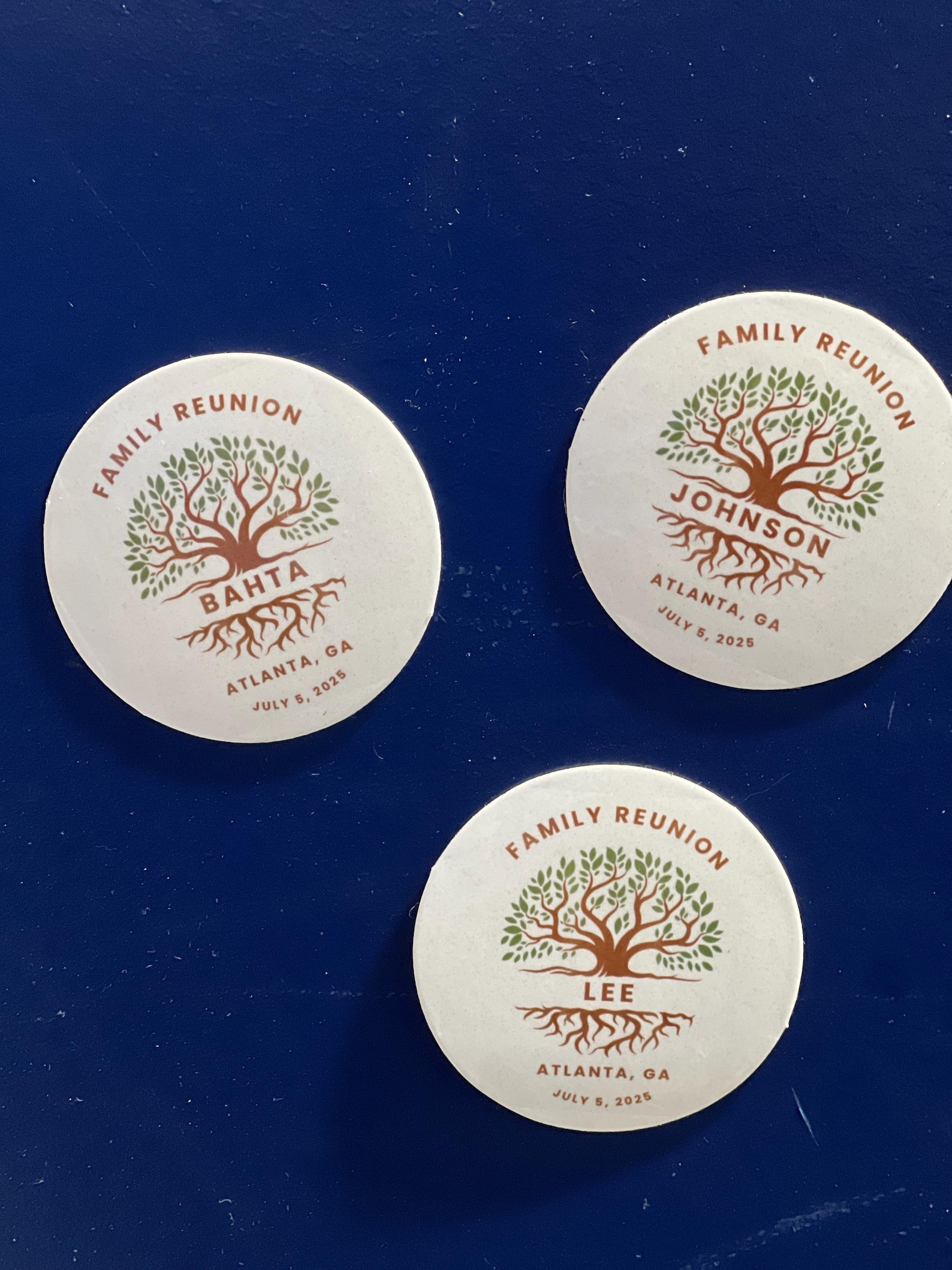 Personalized Family Reunion Magnets - Etsy