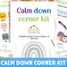 Calm Down Corner Kit for Kids. Printable Calm Down Emotions Cards and ...