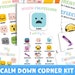 Calm Down Corner Kit for Kids. Printable Calm Down Emotions Cards and ...