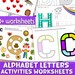 Alphabet Learning Workbook. Mega Pack ABC Homeschooling Activity ...