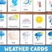 Weather Cards. Preschool Activities Materials. Toddler Learning ...