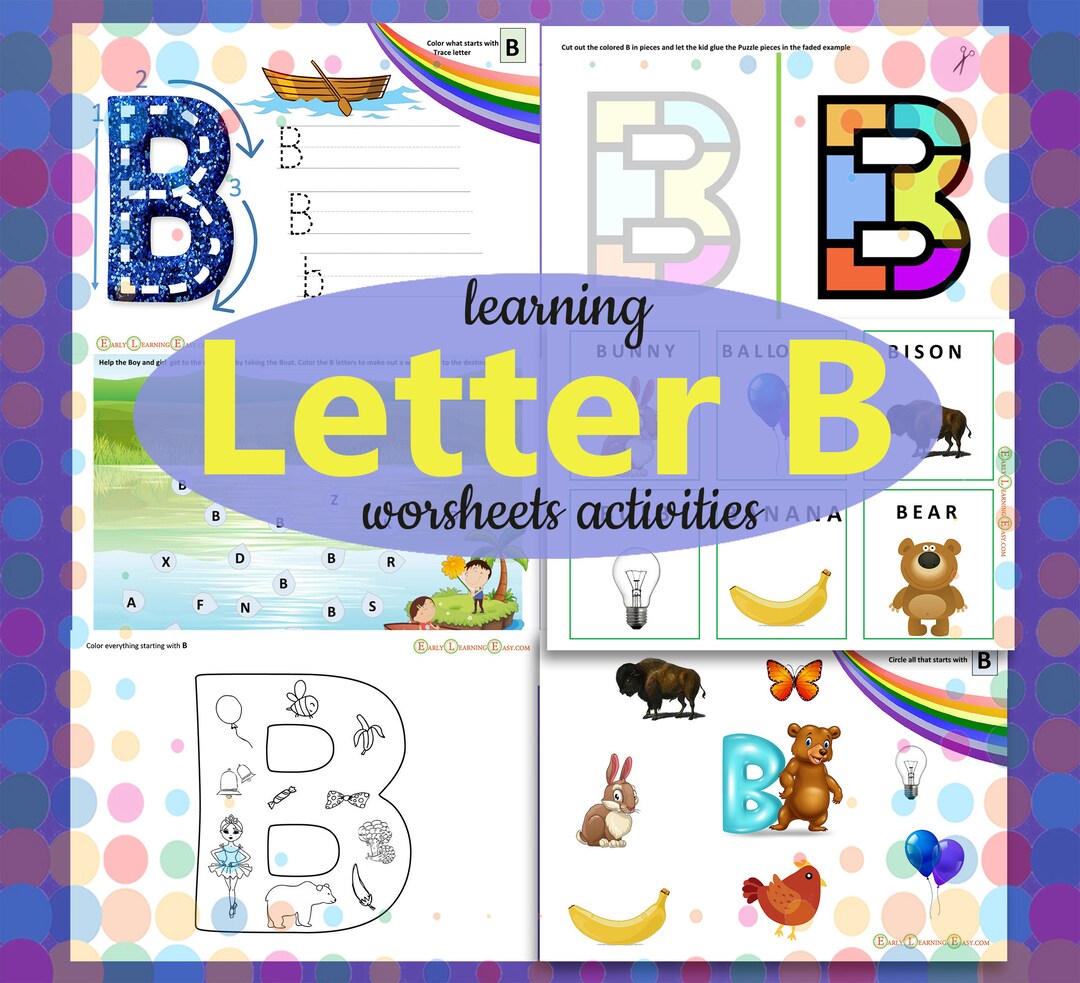 Letter B. Letter of the Week. Letter B Worksheet Activities. Fun ...