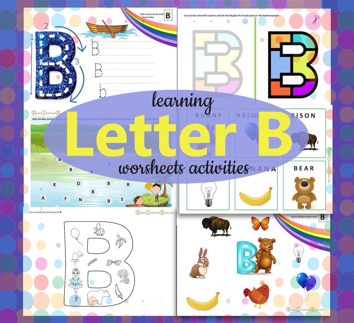 Letter B. Letter of the Week. Letter B Worksheet Activities. Fun ...