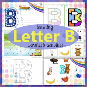 Letter B. Letter of the Week. Letter B Worksheet Activities. Fun ...