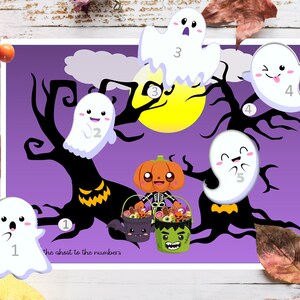 Halloween Busy Book Printable Toddler Learning Book Fall Quite Book ...