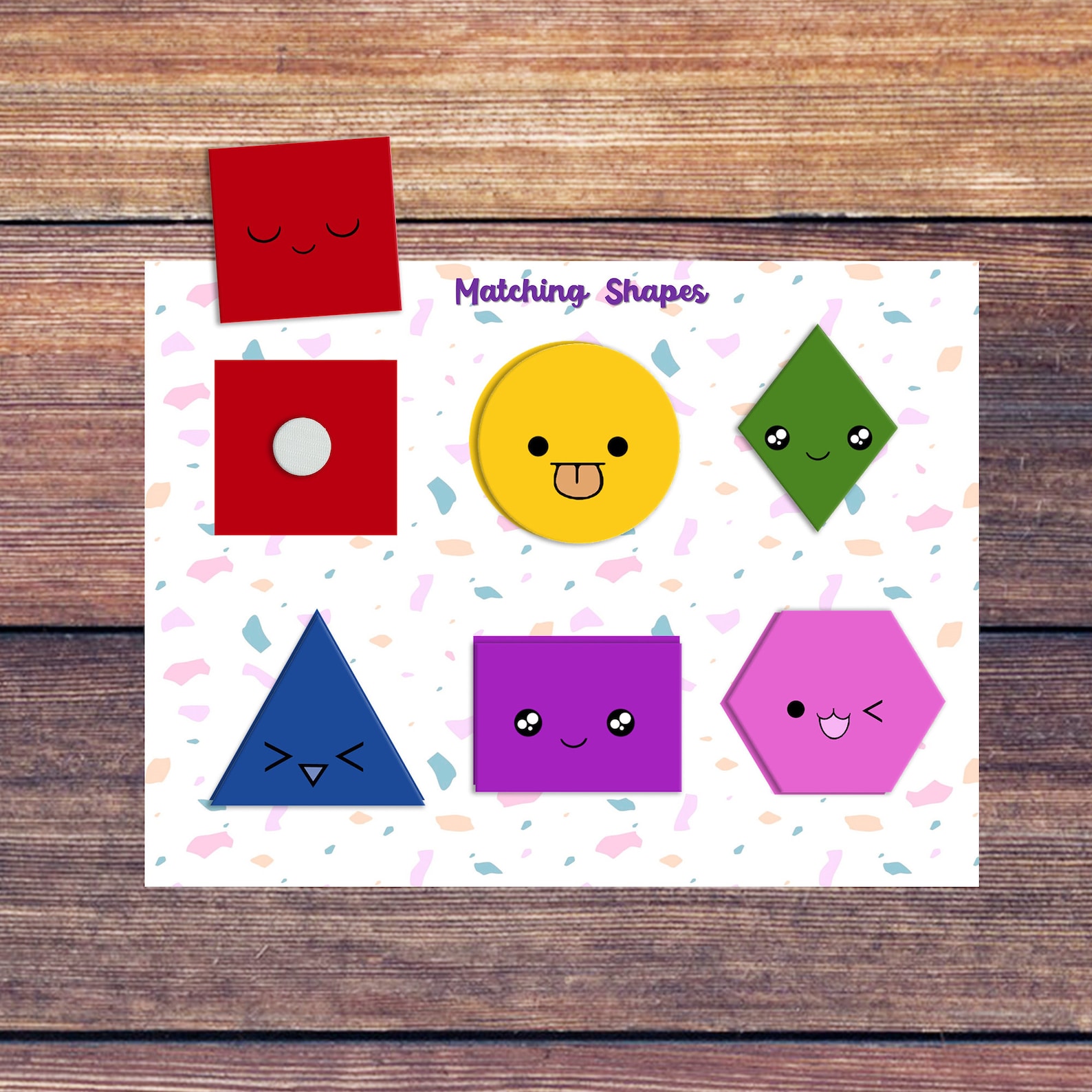 Toddler Busy Book Printable. Matching Activities for Preschooler ...