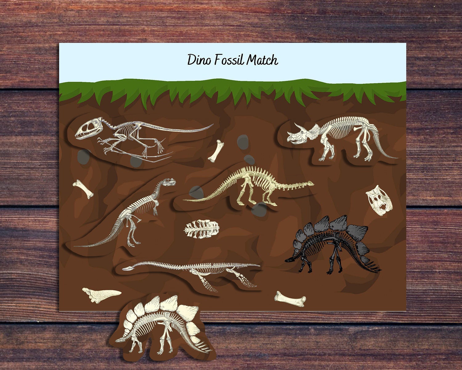 Dinosaur Preschool Busy Book Printable. Learning Binder Worksheets for ...
