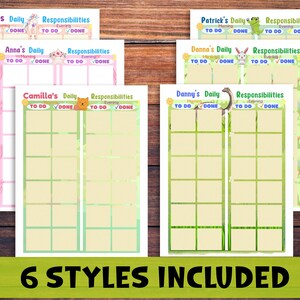 Visual Daily Routine Chart With Cards Morning Evening Schedule for Kids ...