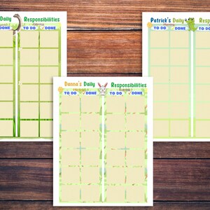 Visual Daily Routine Chart With Cards Morning Evening Schedule for Kids ...