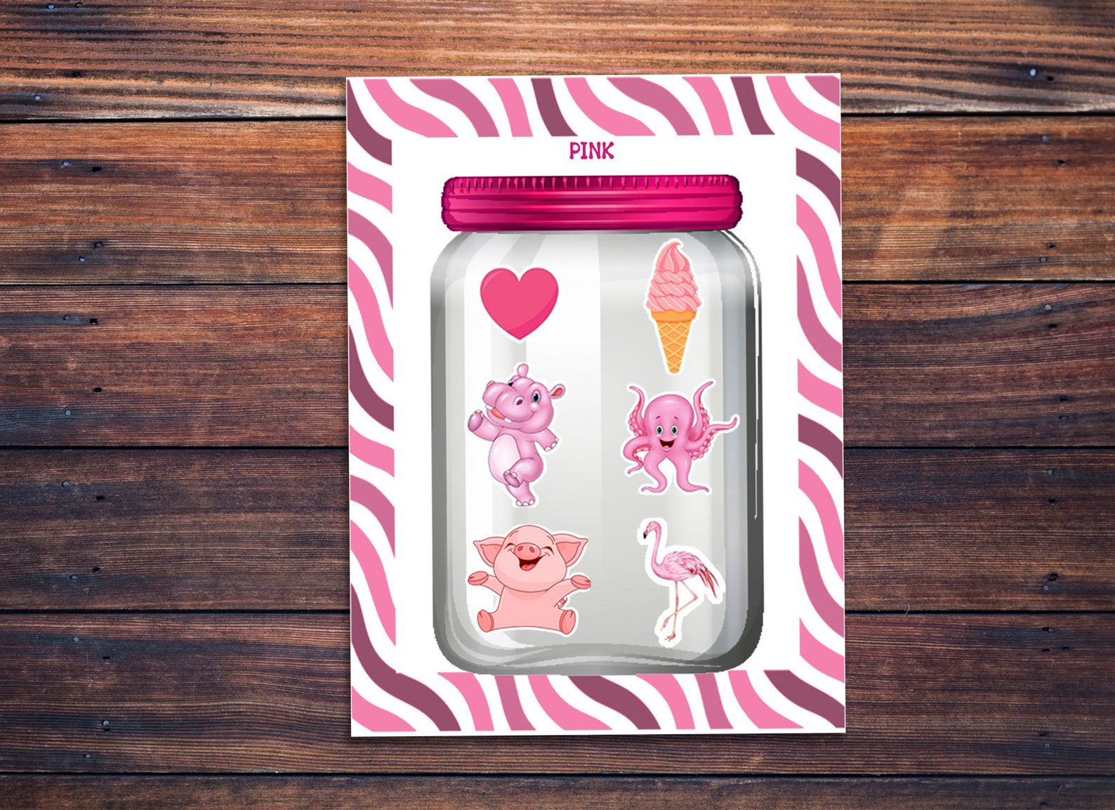 Color Sorting Jars, Learning Colors, Busy Book Printable, Toddler ...