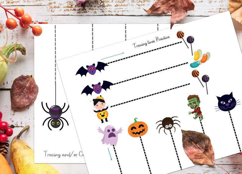 Halloween Busy Book Printable Toddler Learning Book Fall Quite Book ...