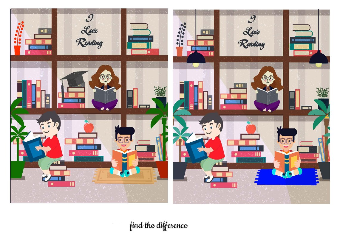 I Spy in My House. Spot the Difference and I Spy Game Printable ...