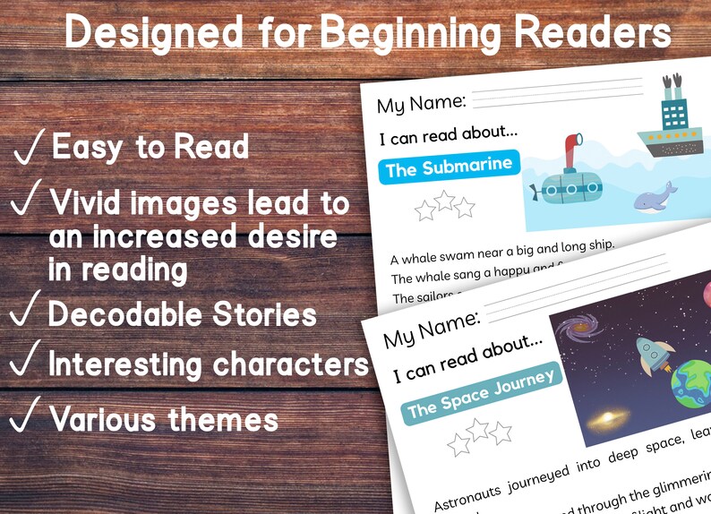 Kindergarten at Home Reading Worksheets - Comprehension Printable ...