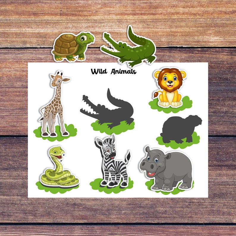 Toddler Busy Book Printable. Matching Activities for Preschooler ...