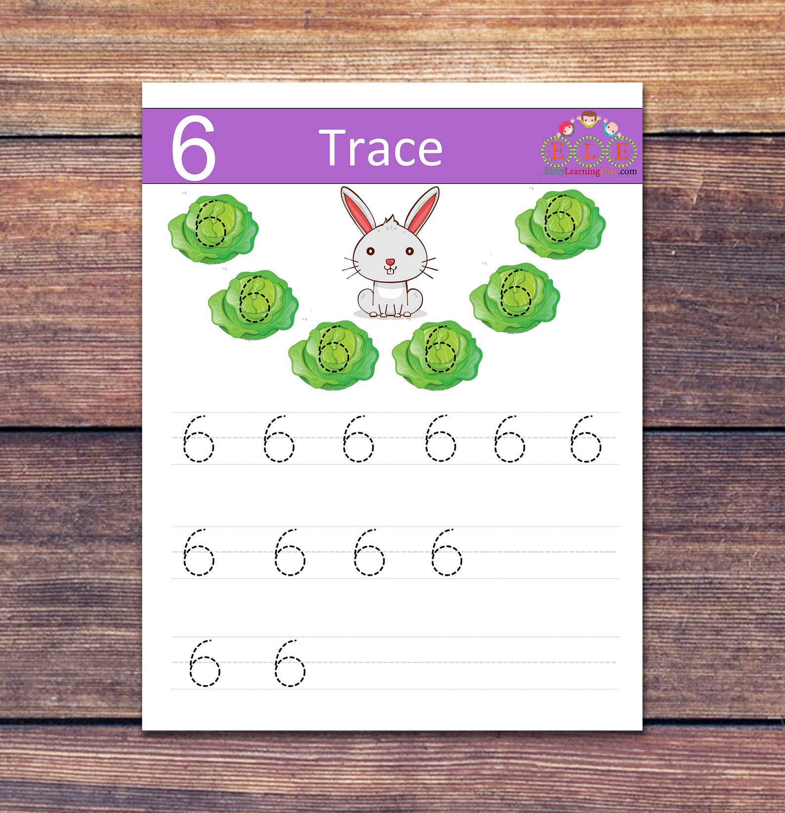 Preschool Learning Numbers and Counting. Numbers Practice - Etsy