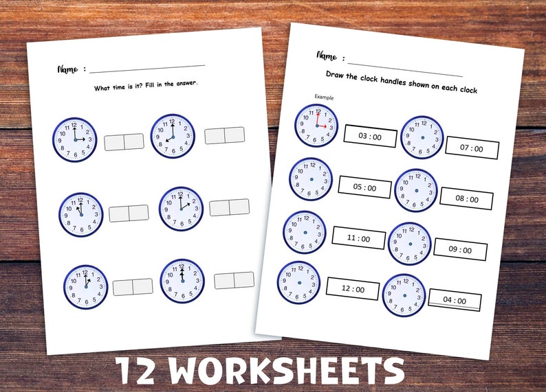Time Telling Activities. Learning Time, Printable Clock, What Time is ...