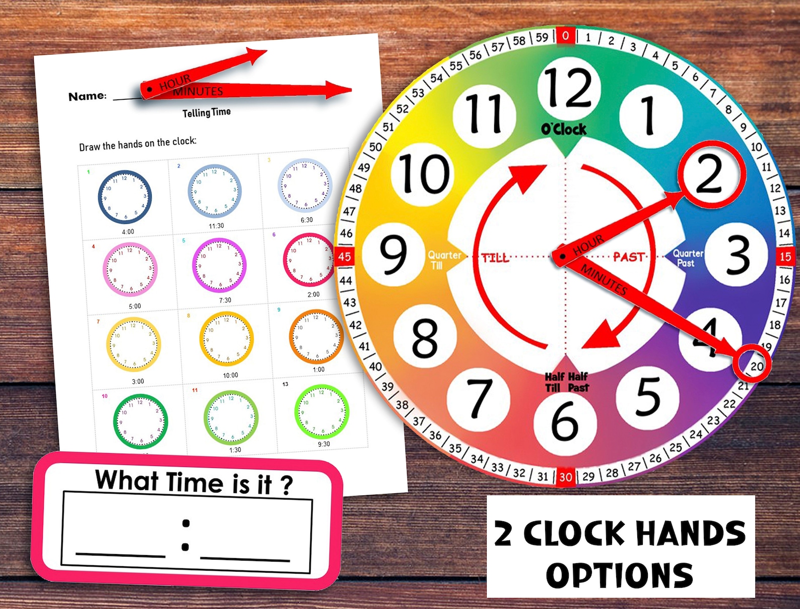 Time Telling Activities. Learning Time, Printable Clock, What Time is ...