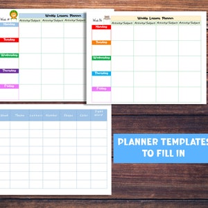 Toddler Lesson Plan Printable. Toddler Activities Lessons Ideas. Weekly ...