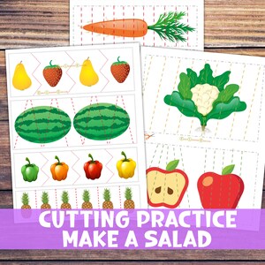 Preschool Scissor Skills Worksheets. Cutting Practice. Fun Printable ...