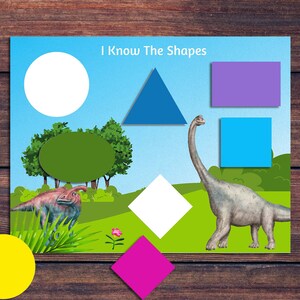Dinosaur Preschool Busy Book Printable. Learning Binder Worksheets for ...