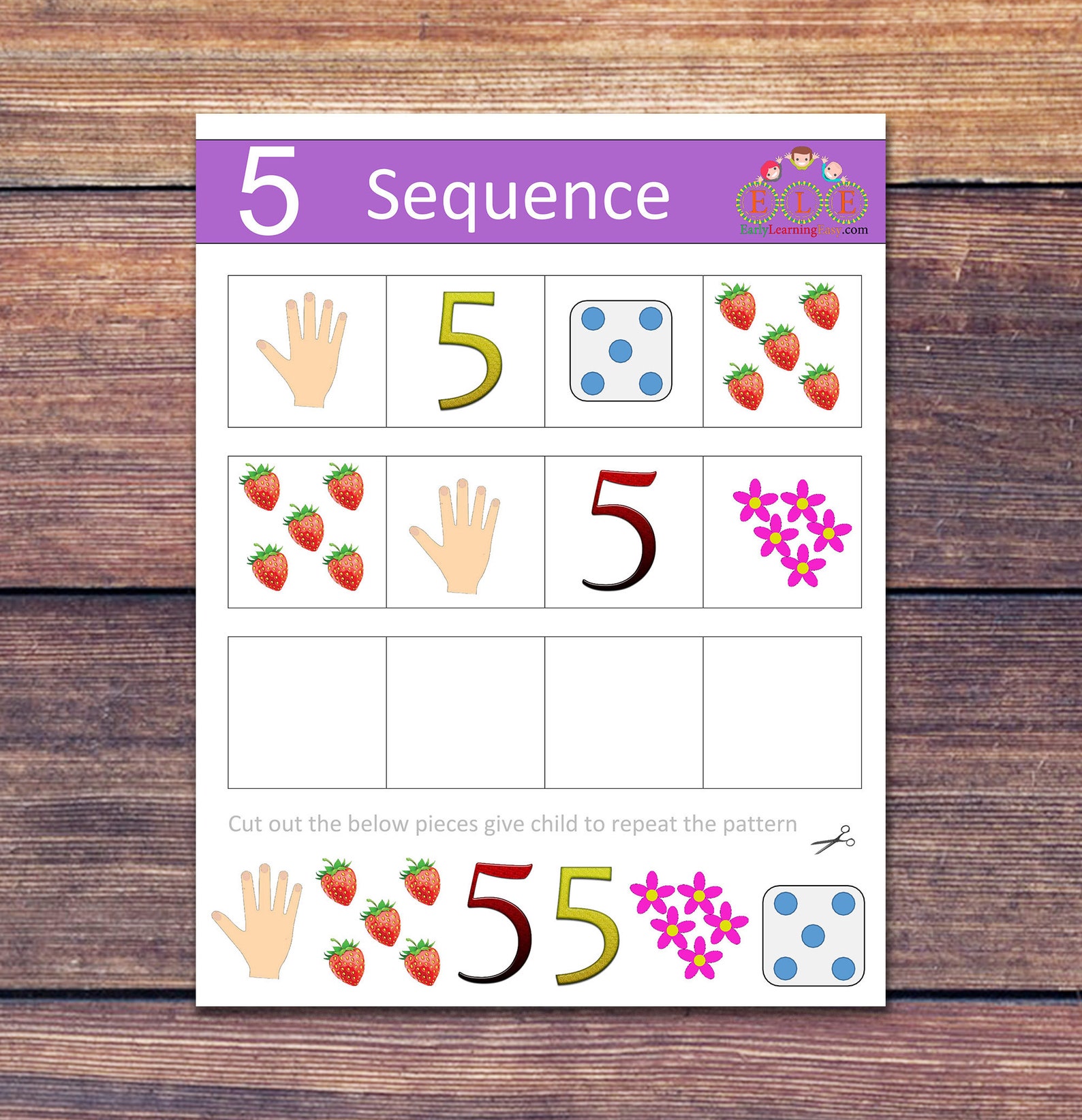 Preschool Learning Numbers and Counting. Numbers Practice - Etsy