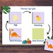 Dinosaur Preschool Busy Book Printable. Learning Binder - Etsy