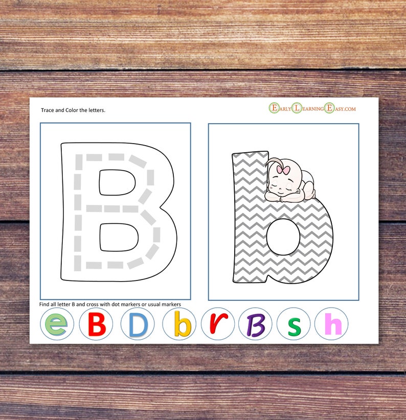 Letter of the Week Worksheets Printable Alphabet Busy Book, Fun ...