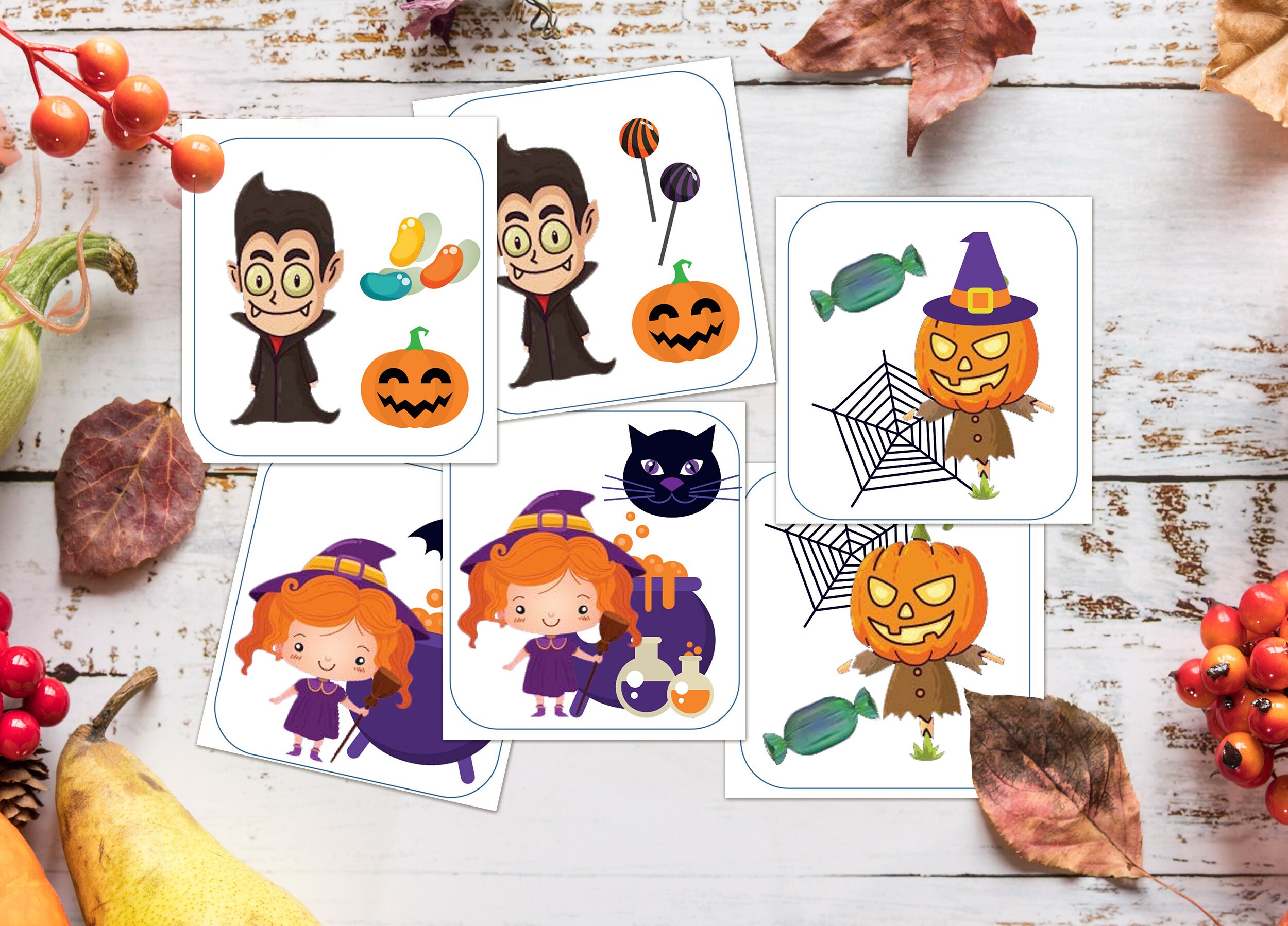Halloween Busy Book Printable Toddler Learning Book Fall Quite Book ...