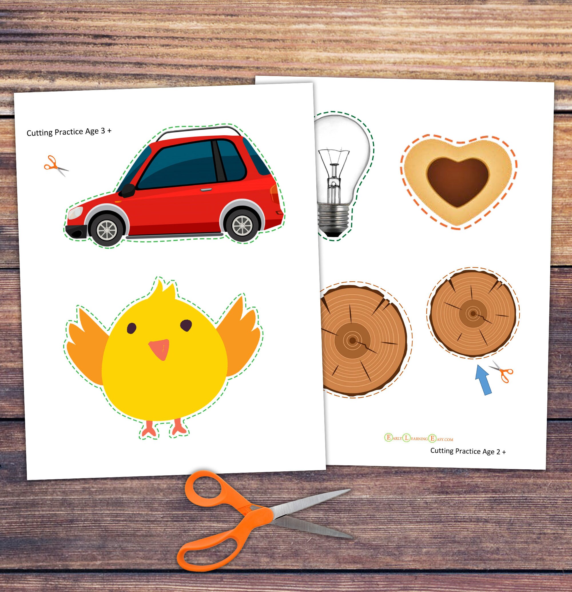 Preschool Scissor Skills Worksheets. Cutting Practice. Fun Printable ...