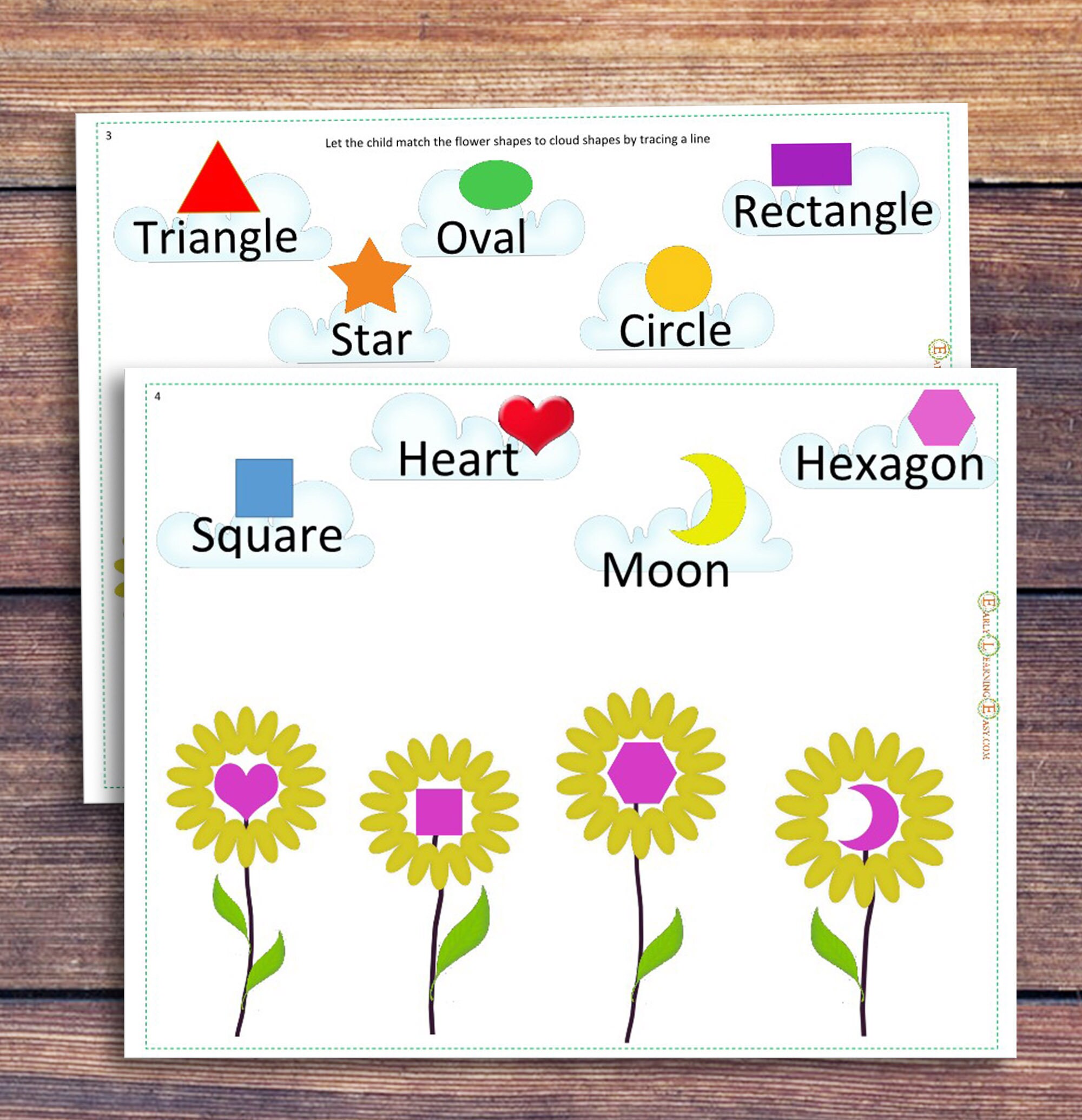 Toddler Learning Shapes Activities. Pre-k Worksheets. Homescooling ...