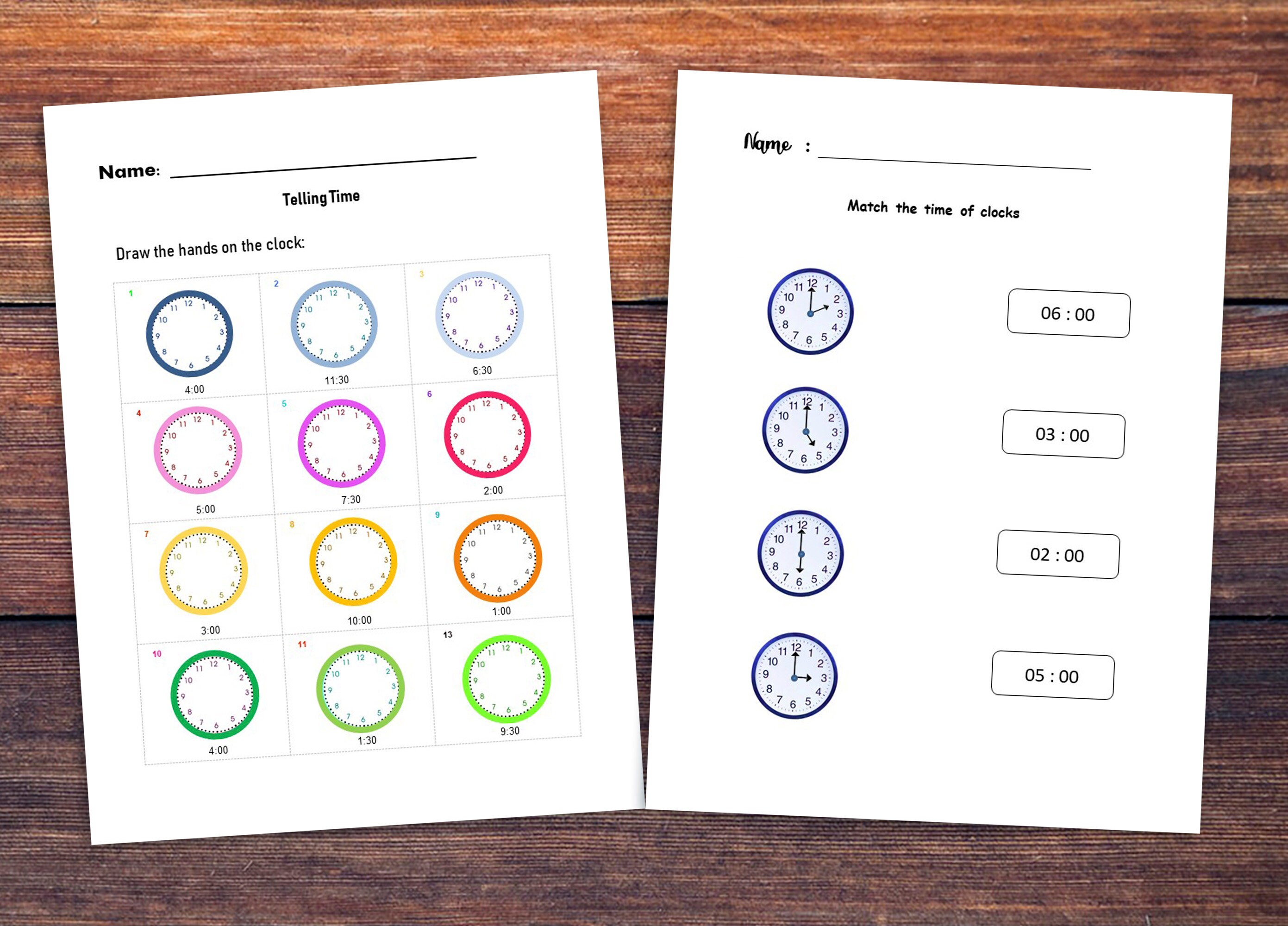 Time Telling Activities. Learning Time, Printable Clock, What Time is ...