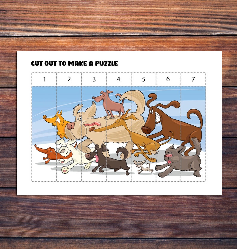 Cats and Dogs Activities for Toddlers. Worksheet Activities - Etsy
