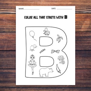 26 Printable Alphabet Coloring Pages Worksheets for Kids Preschool ...