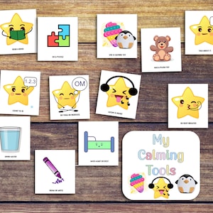 Calm Down Corner Kit Star. Calming Strategies for Kids. Emotional ...