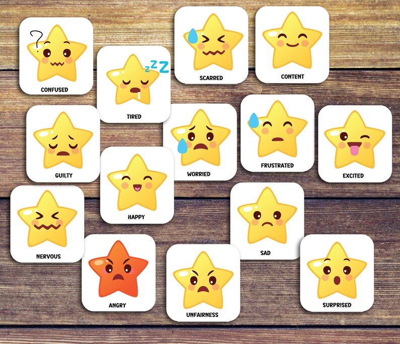 Calm Down Corner Kit Star. Calming Strategies for Kids. Emotional ...