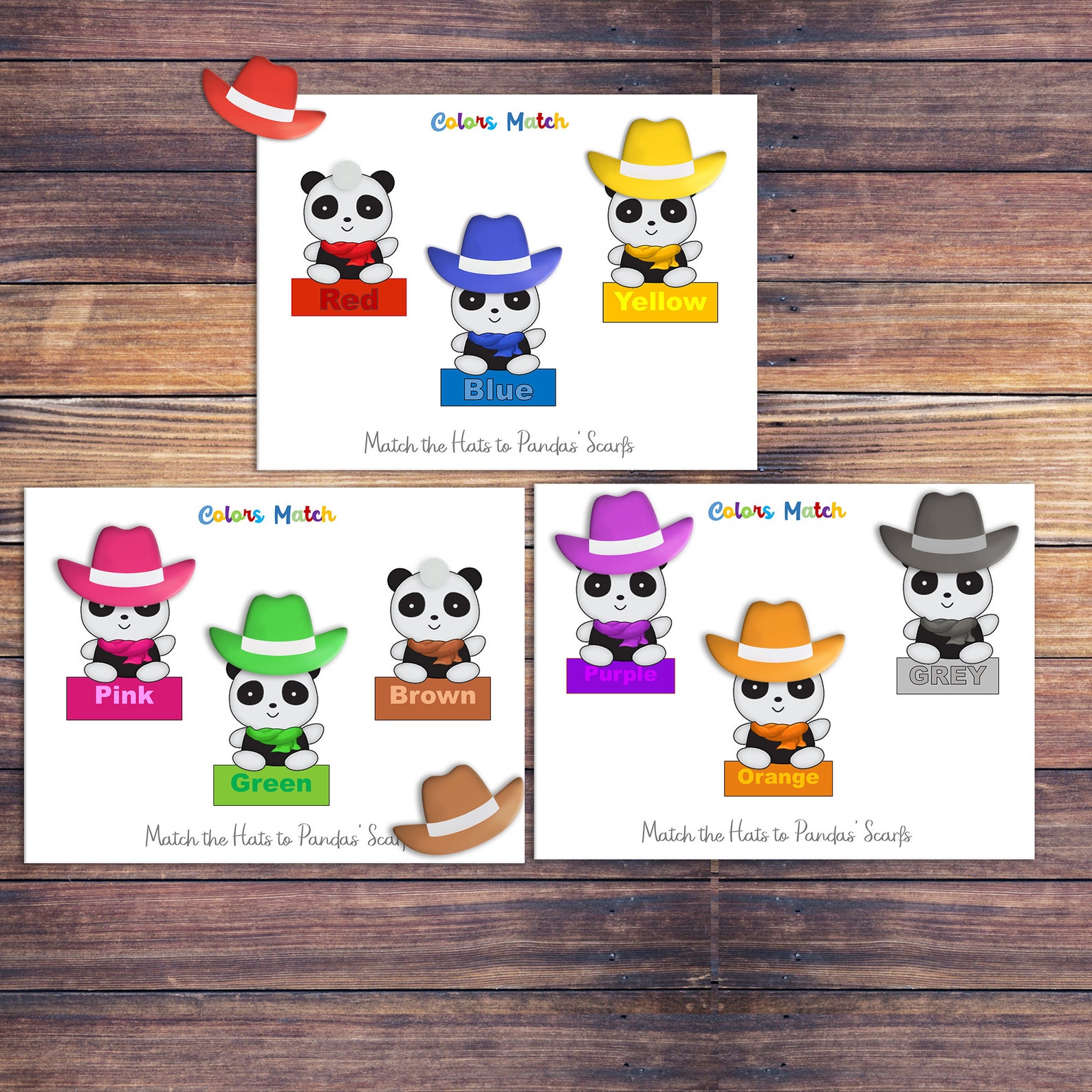 Toddler Busy Book Printable. Matching Activities for Preschooler ...