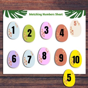 Dinosaur Preschool Busy Book Printable. Learning Binder Worksheets for ...