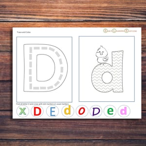 Letter D. Letter of the Week. Worksheet Activities. Fun Preschool ...