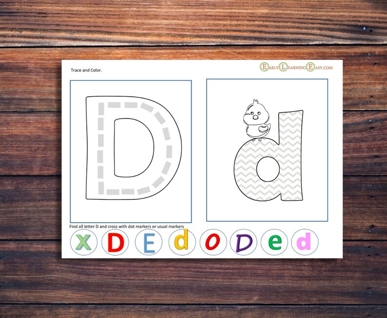 Letter D. Letter of the Week. Worksheet Activities. Fun Preschool ...