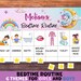 Unicorn Bed Time Routine Chart for Toddlers. Printable Chore Chart ...
