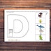 Letter D. Letter of the Week. Worksheet Activities. Fun - Etsy