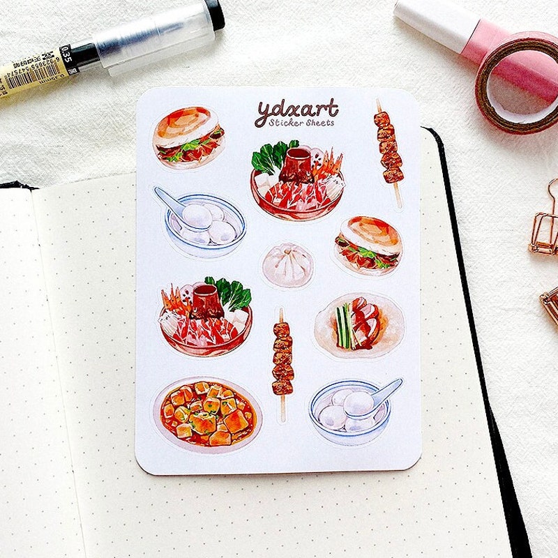 Chinese Stickers - Etsy