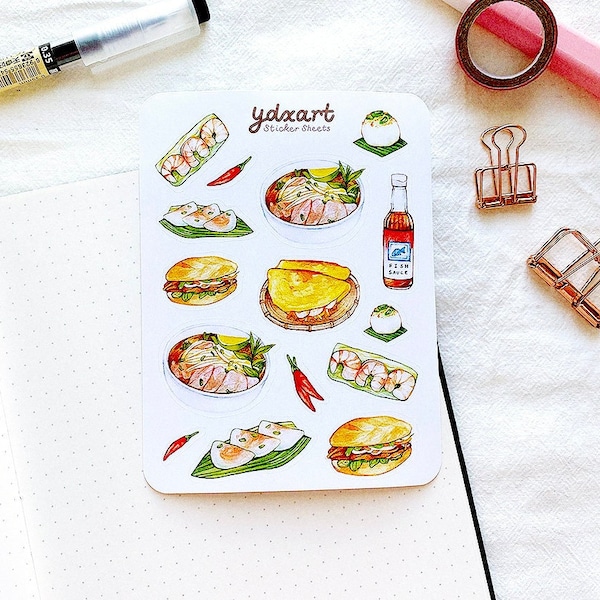 Food Stickers - Etsy