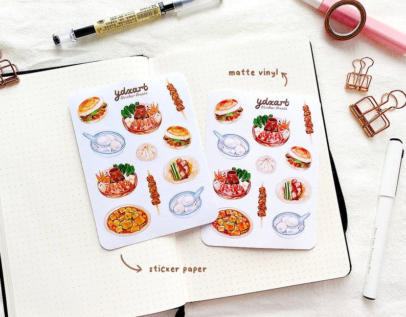 Chinese Food Sticker Sheet | Chinese Dinner, Lamb Skewers, Traditional ...