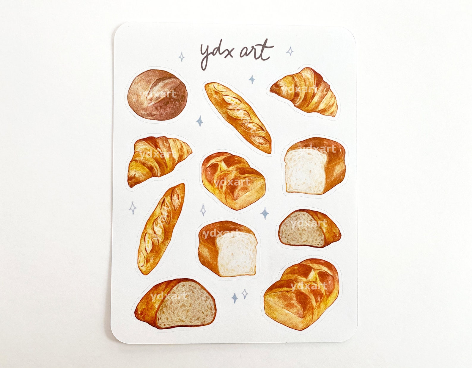Bread Sticker Sheet Matte Stickers Artisan Breads Bullet | Etsy