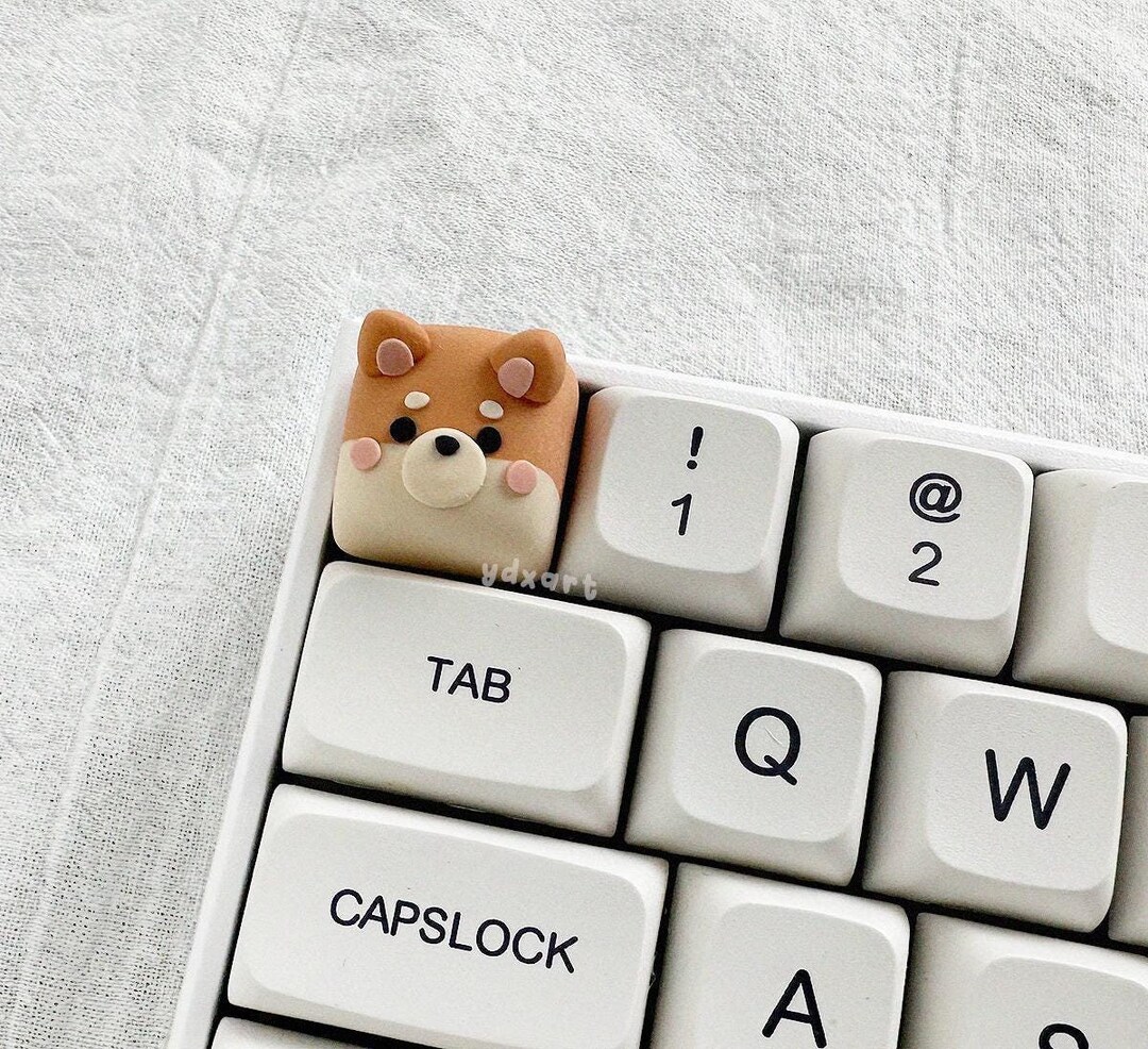Shiba Inu Keycaps | Clay Keycaps, Artisan - Etsy